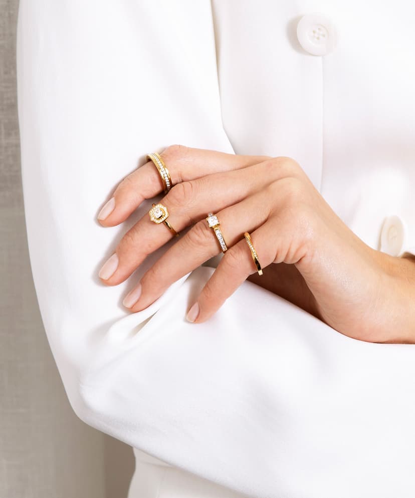 What does wearing rings on different fingers mean?